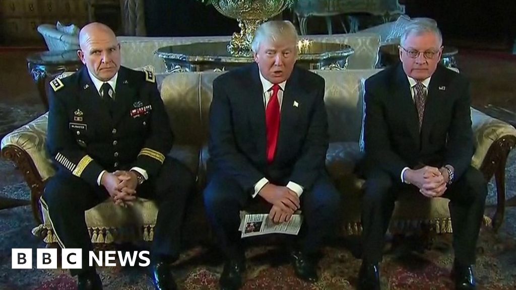 Trump: Lt Gen HR McMaster is new national security adviser - BBC News