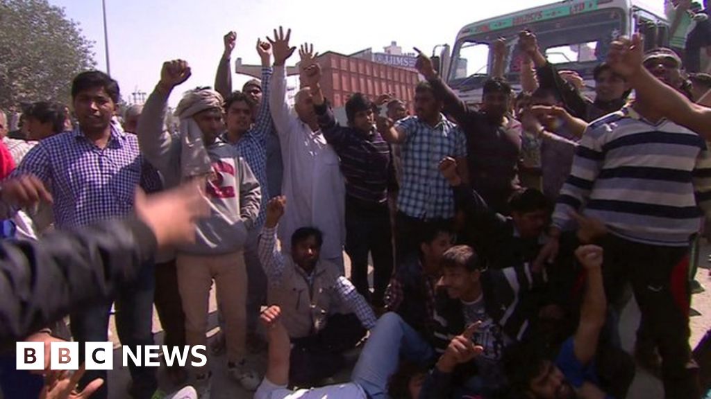 India caste unrest: 'Delhi has effectively been encircled' - BBC News