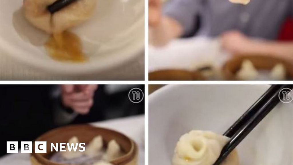 'Exploding' soup dumpling video angers Asian foodies - BBC News