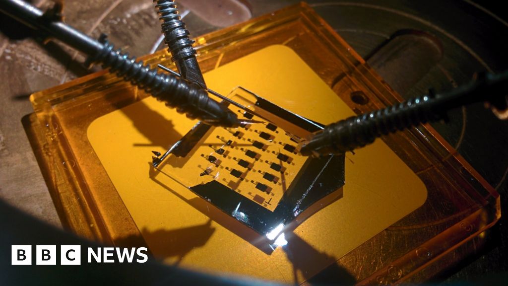 School student's cool plastic electronics - BBC News