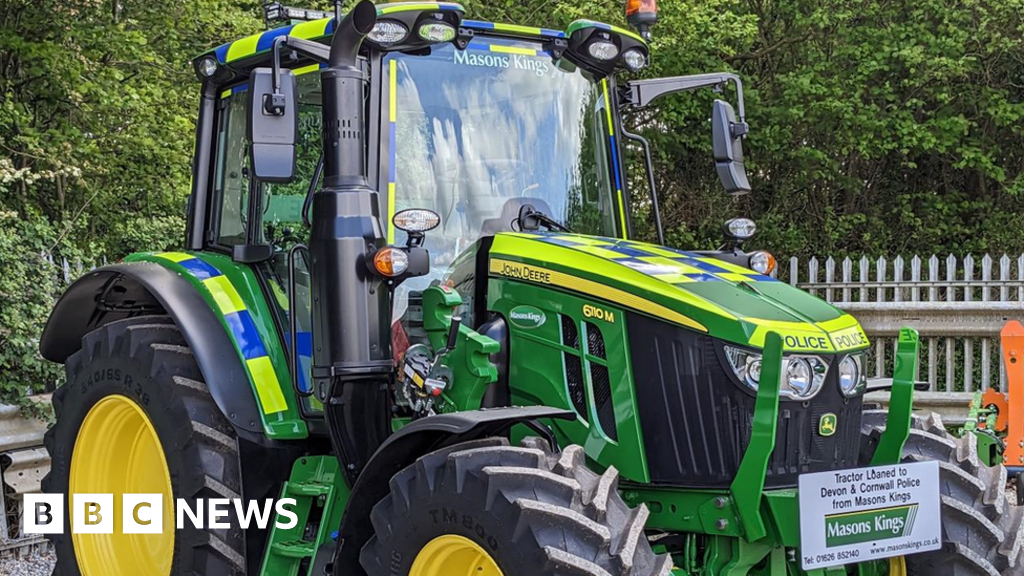 Competition to name Devon and Cornwall Police tractor