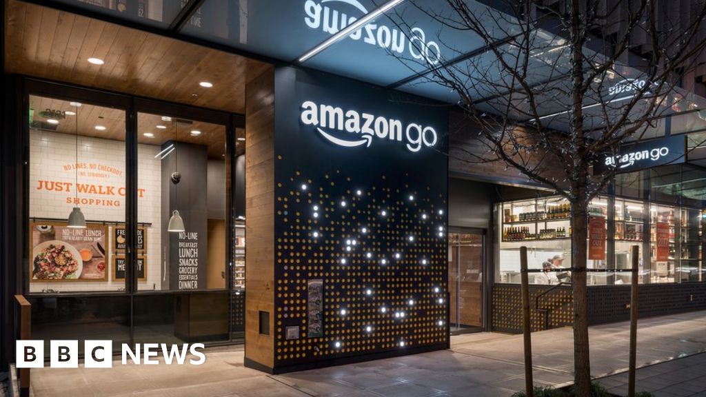 Amazon unveils plans for grocery shop with no checkouts - BBC News
