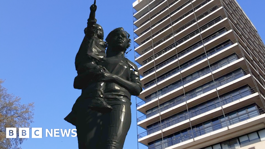 Edward Colston: Virtual statues appear on slave trader's plinth