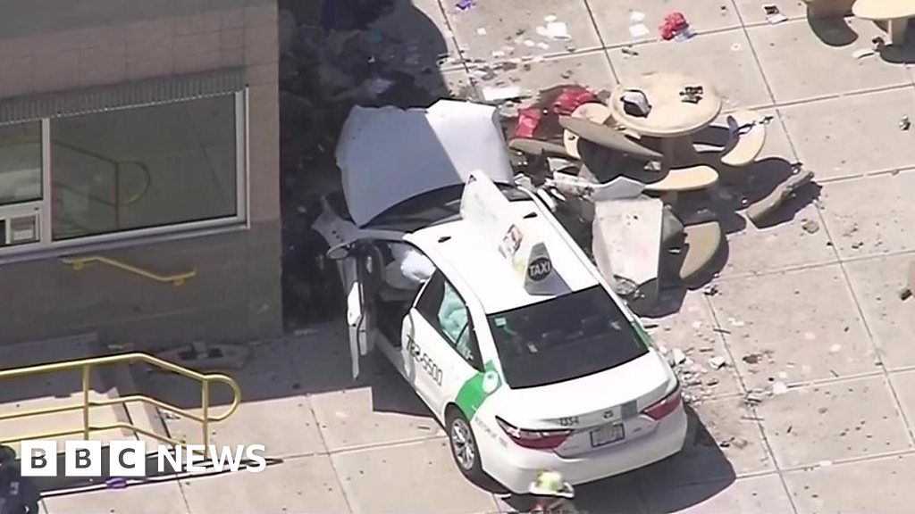 Boston taxi crash: 'It sounded like a plane blowing up'