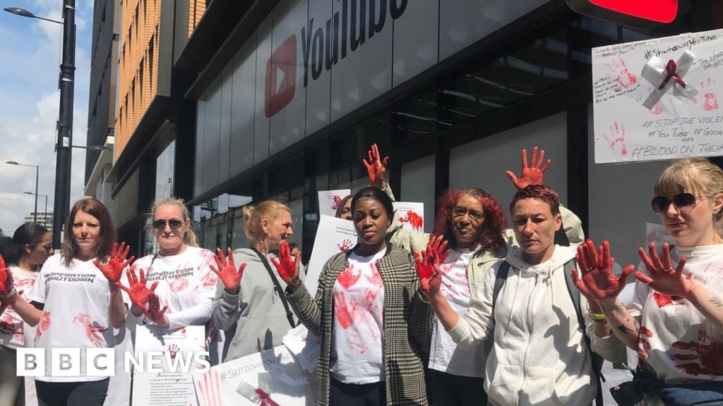 OperationShutdown: Anti-knife crime protest outside YouTube HQ