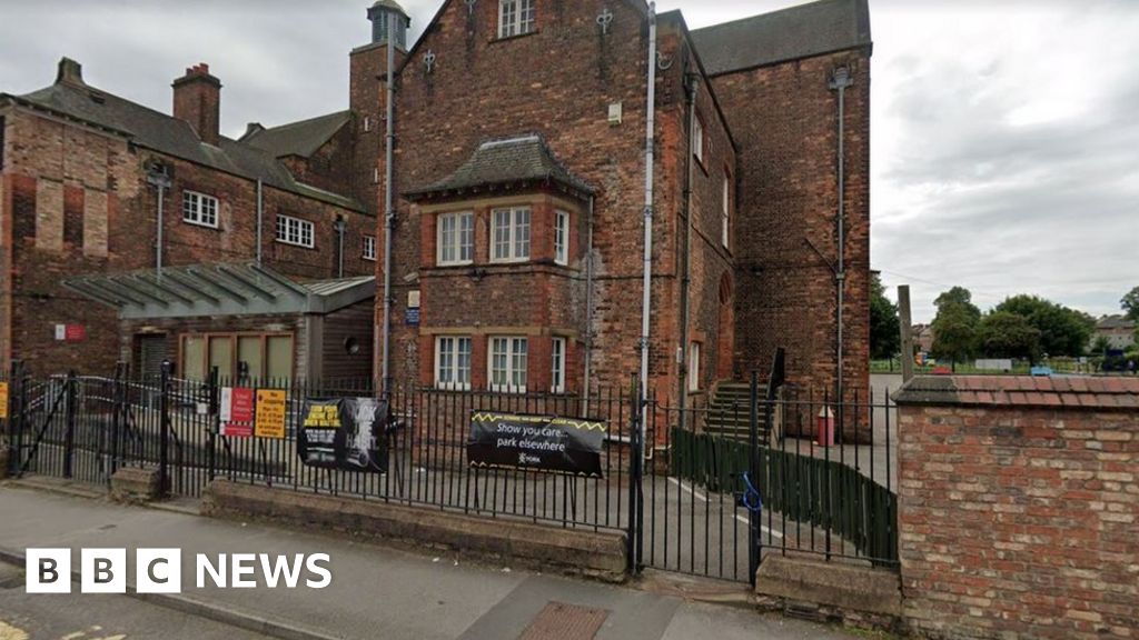 White supremacist stickers posted outside York school