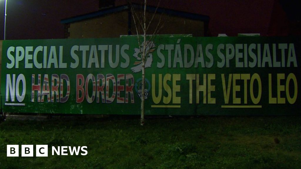 Brexit protests and new mural in Belfast