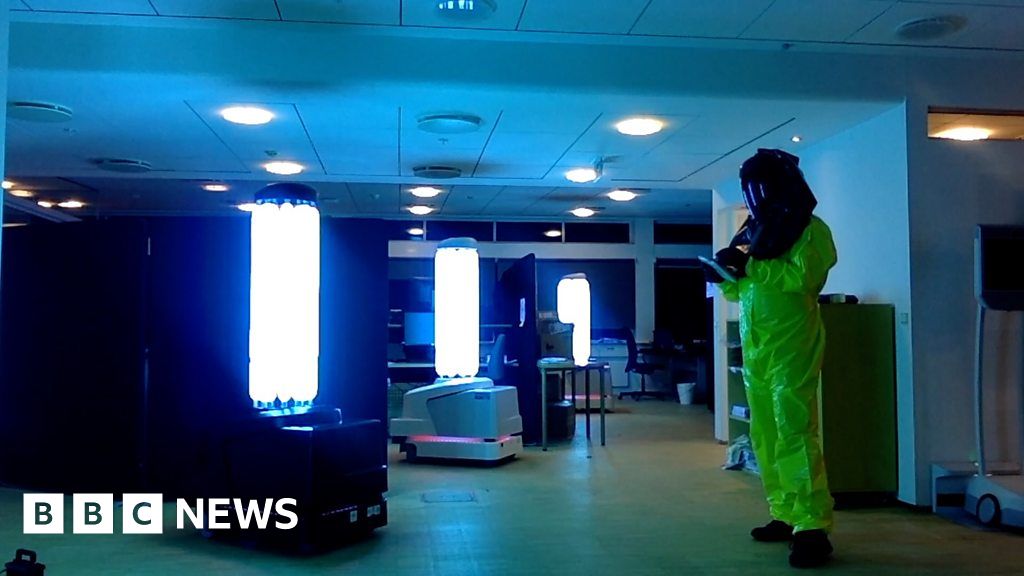 Coronavirus: Meet the bug-killing robots