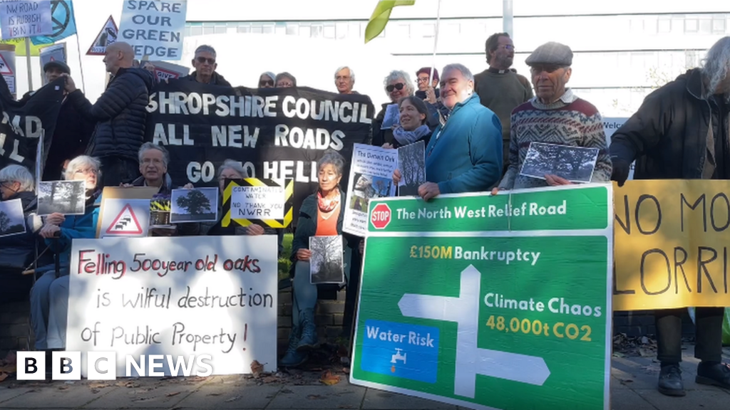 Shrewsbury North West Relief Road plans approved - BBC News