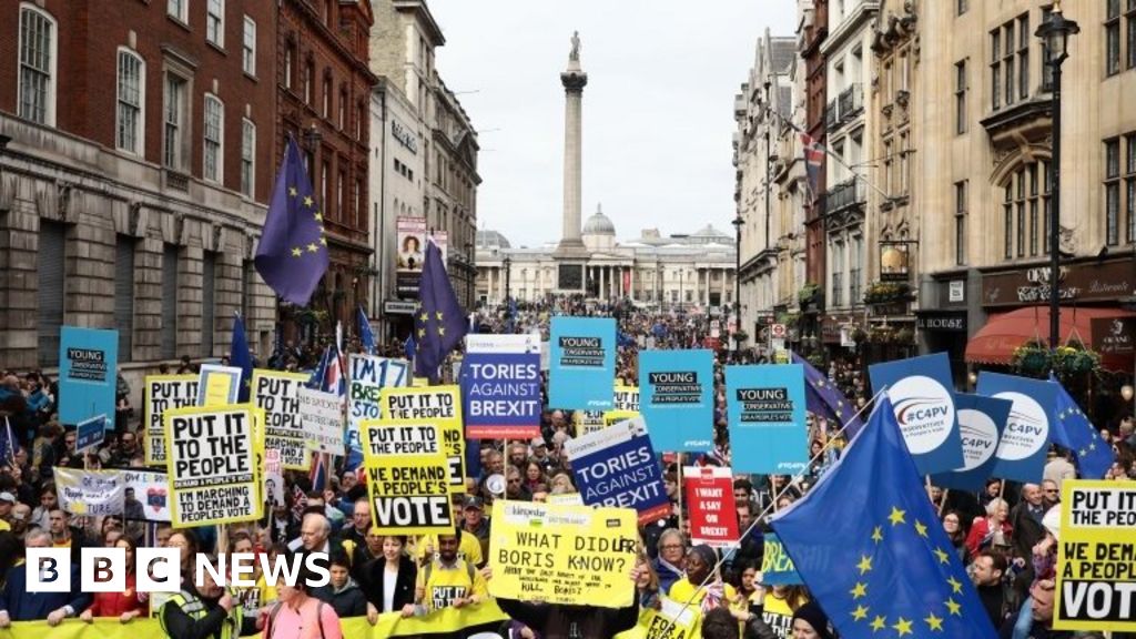Brexit: What are People's Vote campaign bosses rowing about? - BBC News