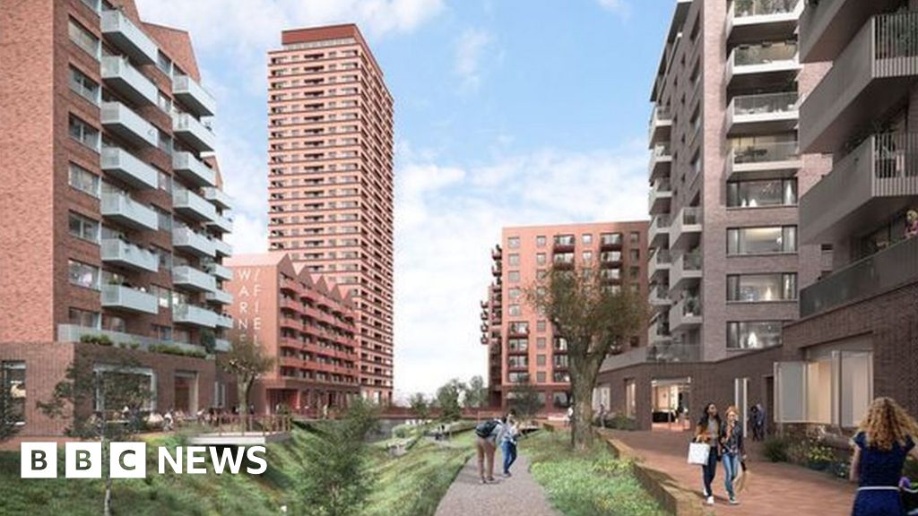 Plans for 1,300 homes showcase Birmingham river - BBC News