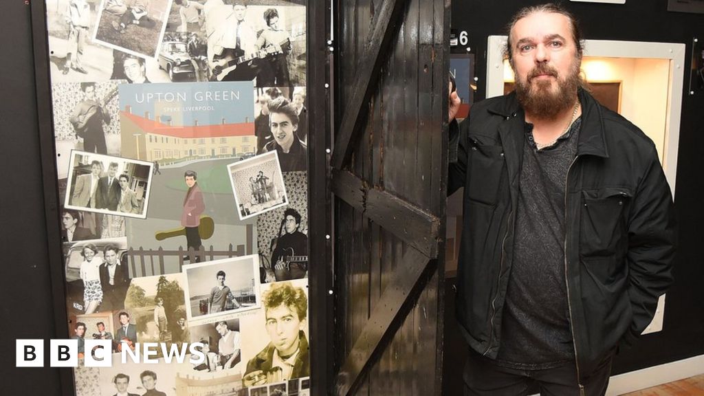 Door into Beatle George Harrison's childhood home goes on display - BBC ...
