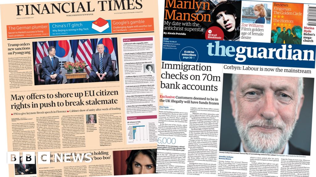 Newspaper headlines: May's 'generous' offer to end Brexit deadlock