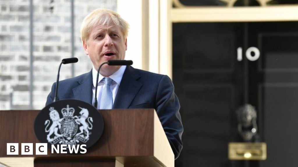 A solemn start for Prime Minister Johnson - BBC News