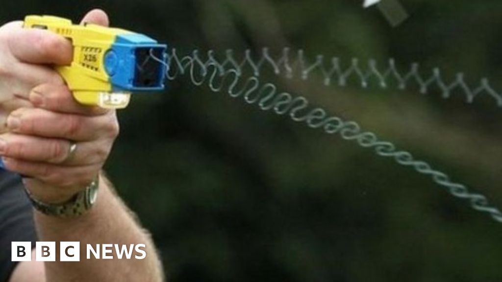 Taser seized in north Belfast: 14-year-old boy is arrested - BBC News