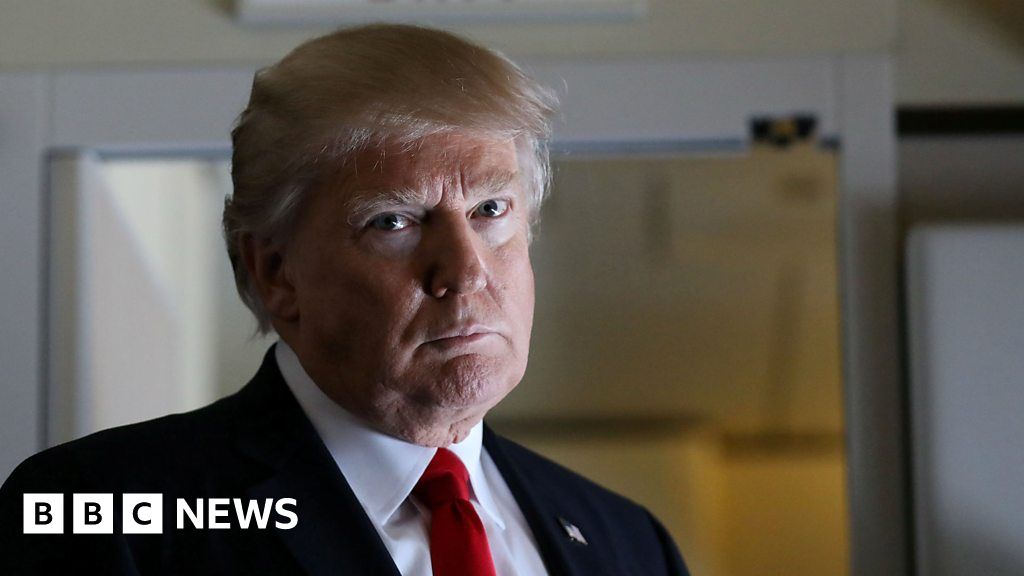 Jonny Dymond tracks President Trump's third week - BBC News