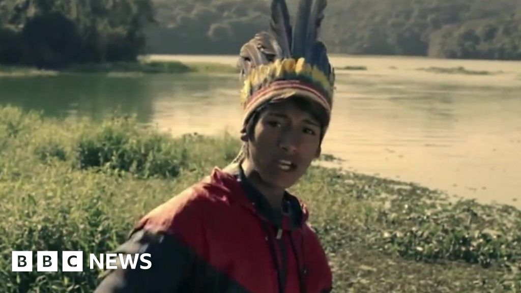 Kunumi MC, the indigenous rapper protecting his people's land - BBC News
