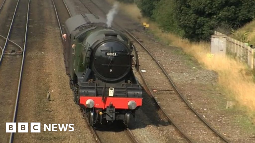 Flying Scotsman arrives sharply in focus for fan after eye operation ...