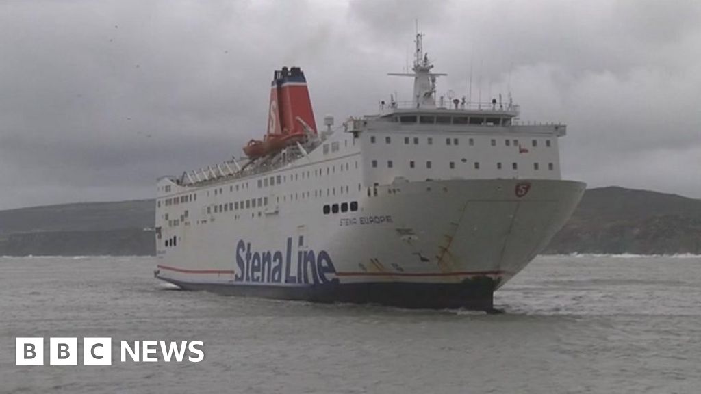 Passengers' 'relief' after stranded ferry returns to Wales - BBC News