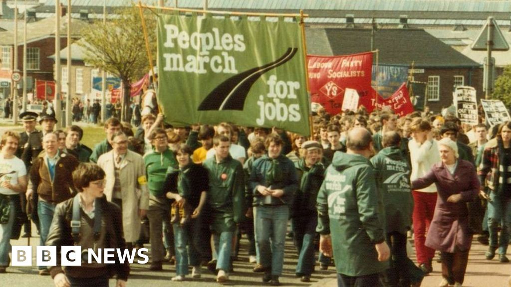 People's March for Jobs: The protest that saw hundreds walk to London ...