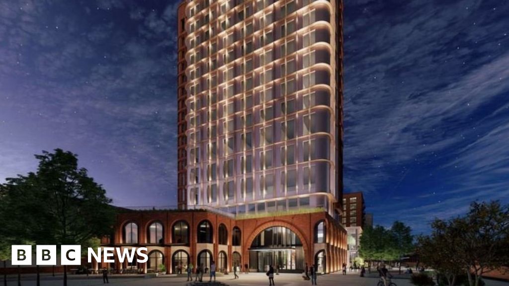 Plans for 18-storey Nottingham hotel get go-ahead - BBC News