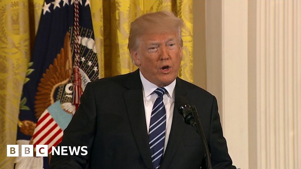 Trump: 'This has been going on for too long' - BBC News