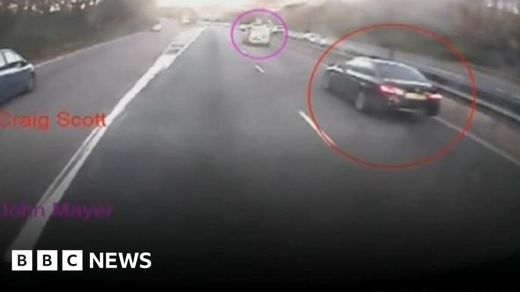 Dash cam captures moments before mum's M4 crash death - BBC News Dash cam captures moments before mum's M4 crash death - BBC News