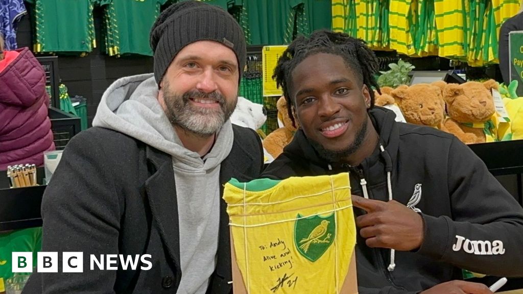 Norwich City fan meets Jonathan Rowe after goal prompts cardiac arrest ...