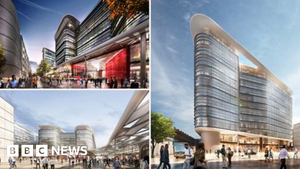 Architects' plans for Cardiff transport hub revamp - BBC News