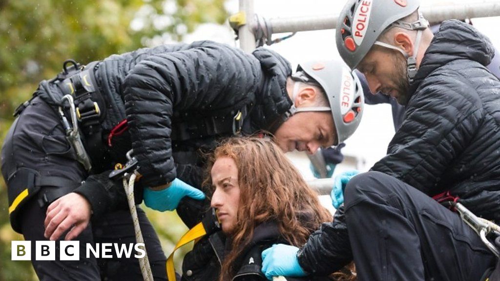 Extinction Rebellion: Worldwide demonstrations and arrests - BBC News
