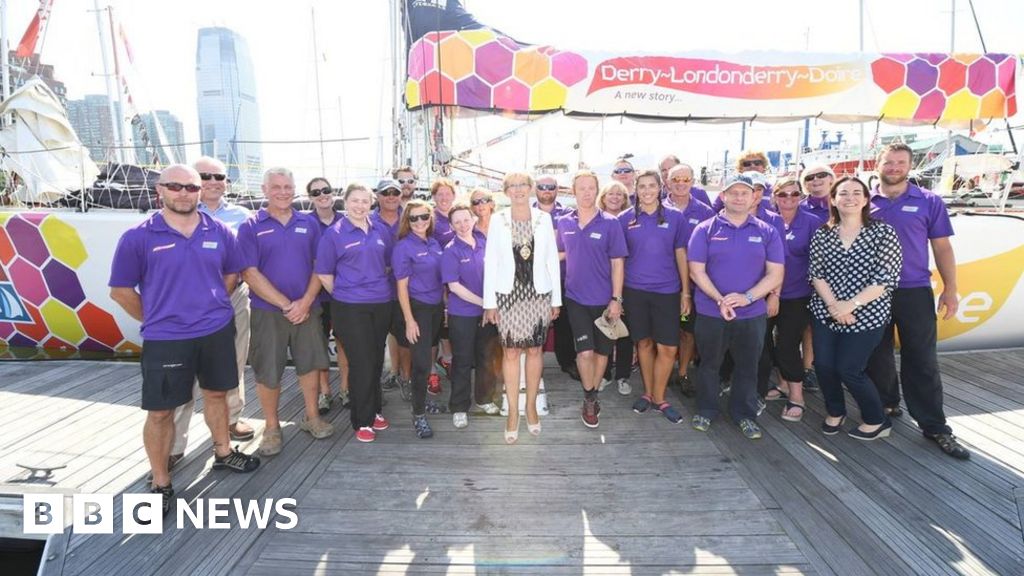 Derry yacht comes second in home leg of Clipper Round the World race ...