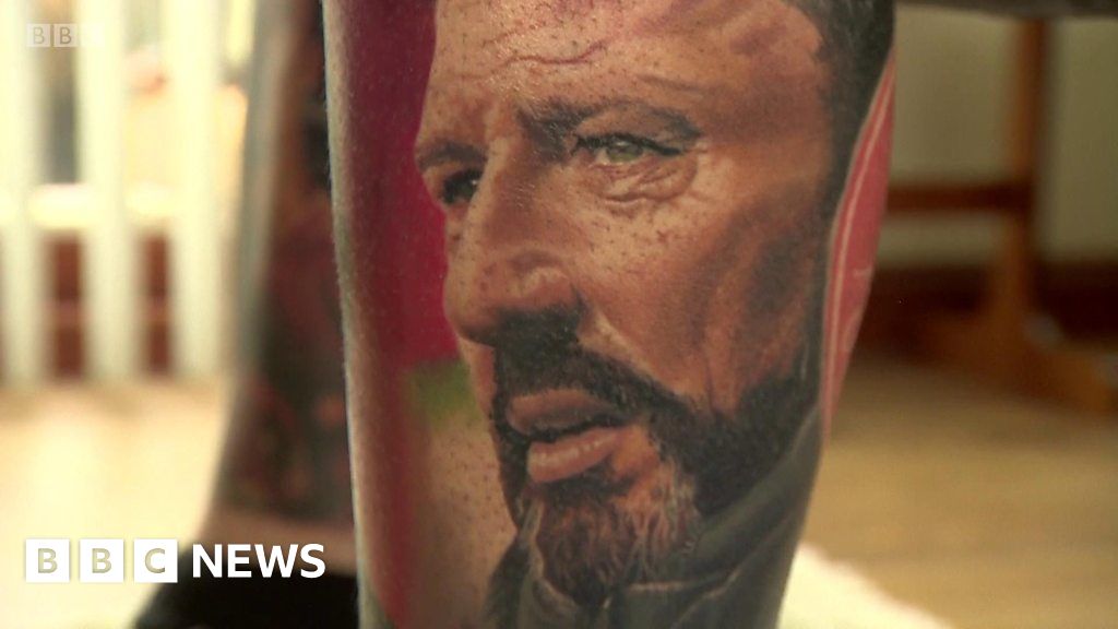 Football fan gets Derek McInnes tattoo on leg