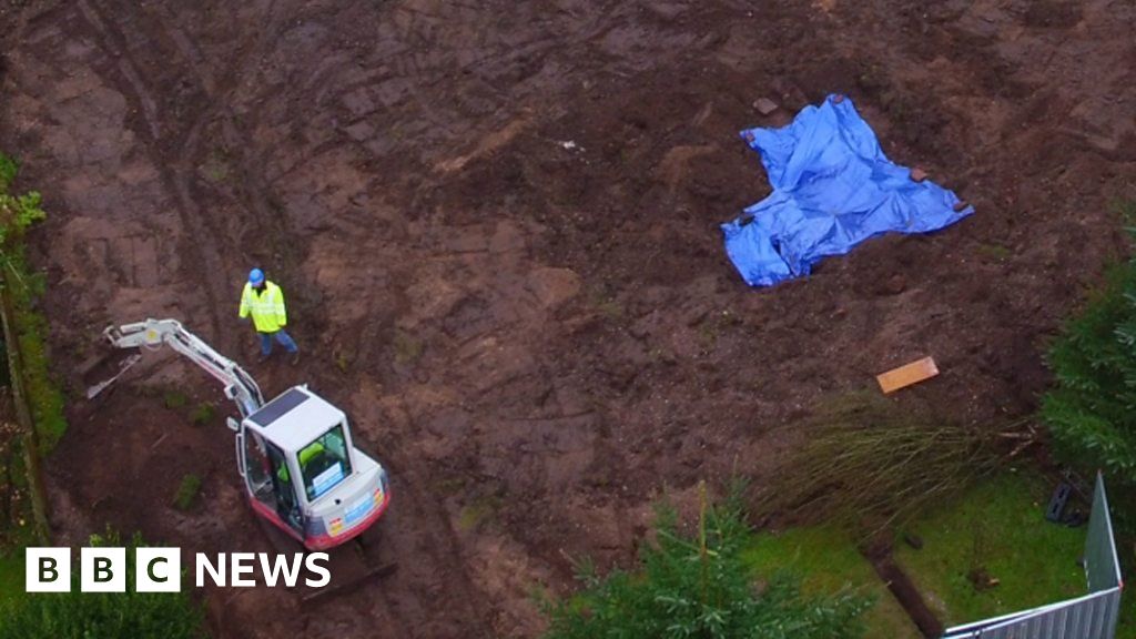 Drone Footage Shows Excavation In Missing Woman Hunt Bbc News