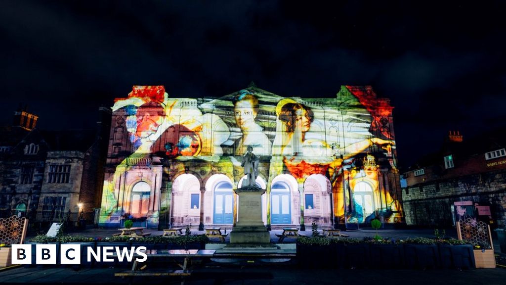 York Art Gallery projections to turn building inside out - BBC News