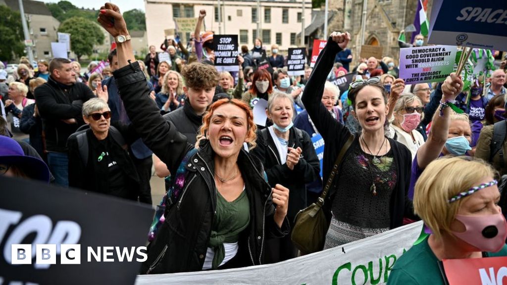 Is the Scottish Parliament really banning protests? - BBC News