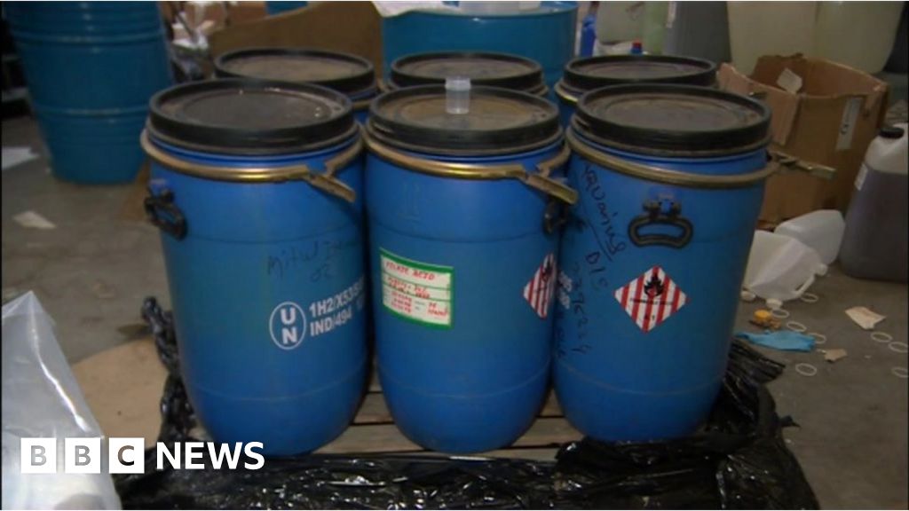 Explosive acid 'made safe' at Uckfield warehouse