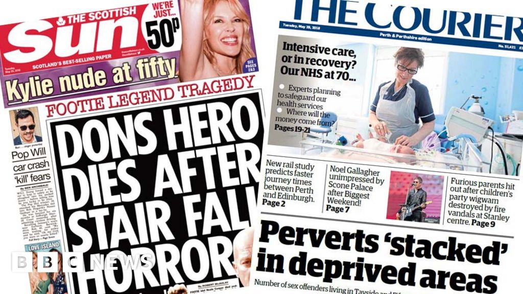 The papers: Rape reports soar as murder rate falls - BBC News