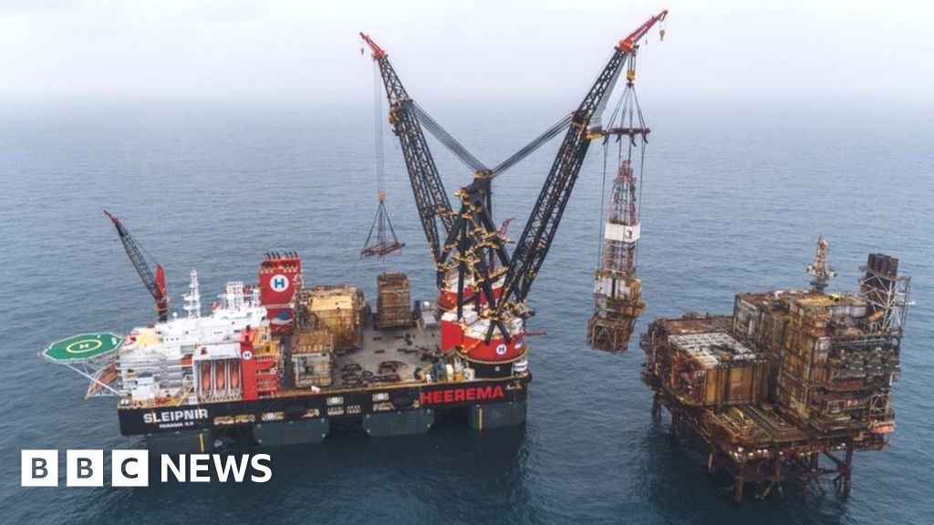 Decommissioning: 1m tonnes of oil and gas equipment coming ashore - BBC ...