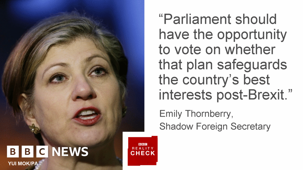 Reality Check: Will Parliament get a vote on Brexit deal? - BBC News