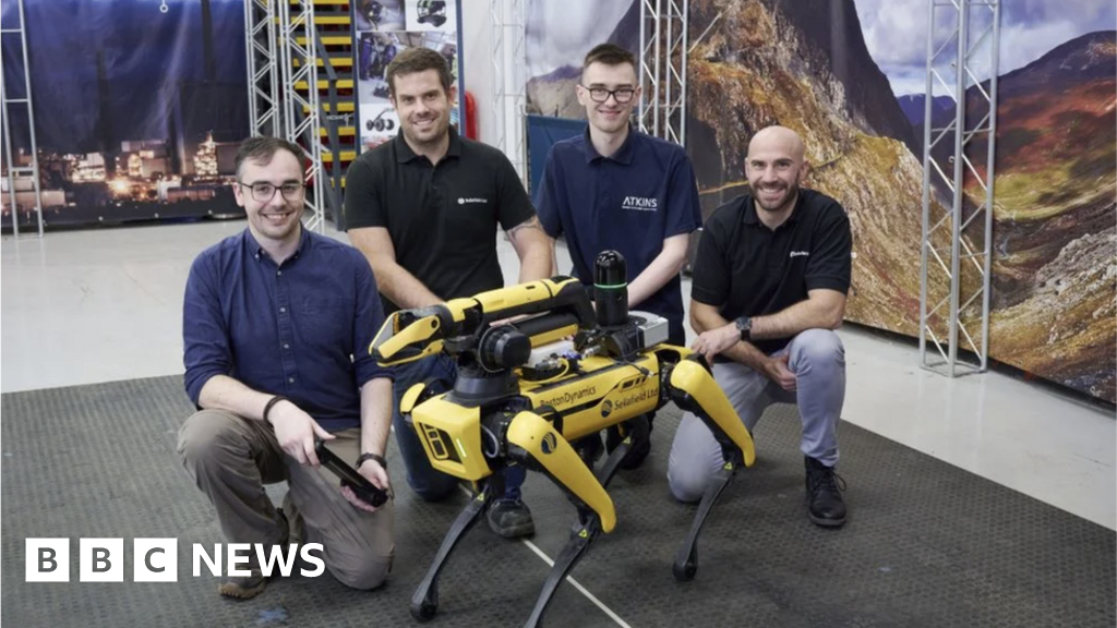 Sellafield nuclear waste clear up helped by robotic dog - BBC News