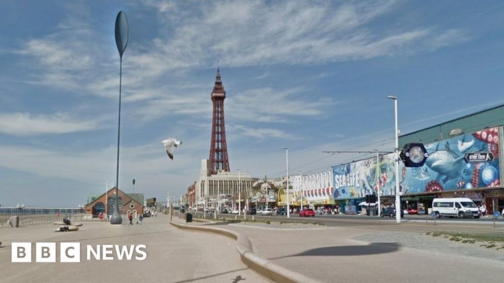 Blackpool crash: Man dies after holding on to moving taxi
