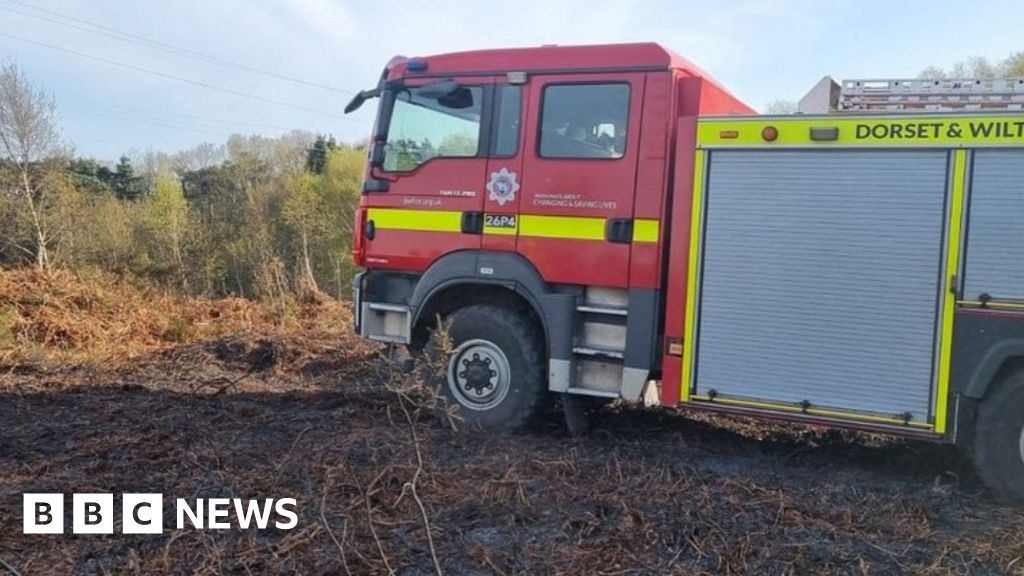 Dorset heathland fires: Crews tackle blazes 'started deliberately ...