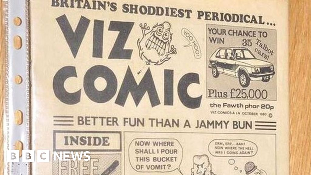 Viz comic sells at Anderson and Garland auction for £900 - BBC News