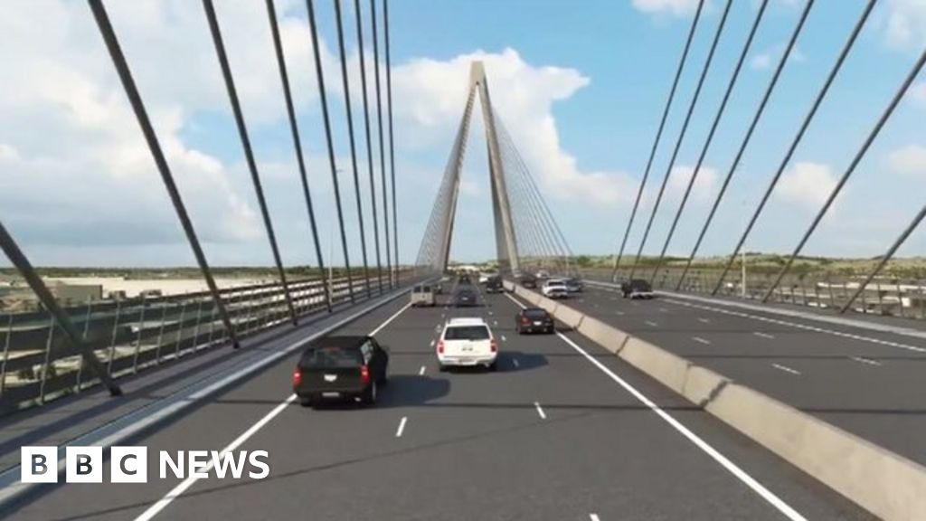 Video reveals possible route of M4 relief road (Silent video) - BBC News