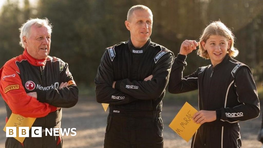 Colin McRae: Three generations of family in track tribute - BBC News