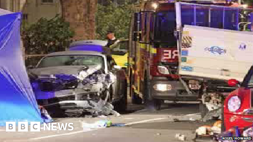Man charged over fatal Bentley crash in west London - BBC News