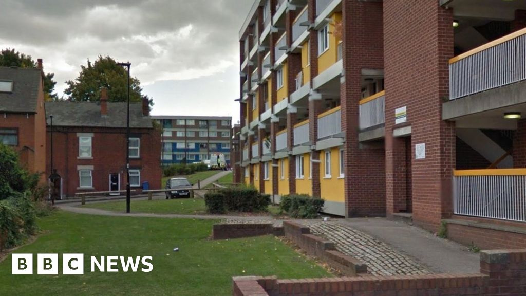 Woman arrested after man falls from block of Sheffield flats - BBC News