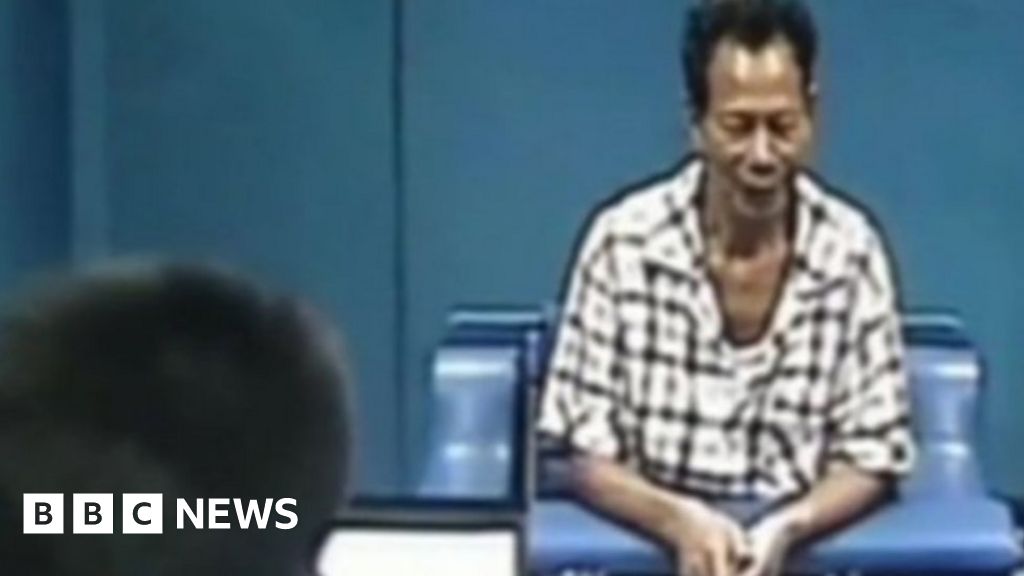 Village chief's 'confession' aired on TV in China - BBC News