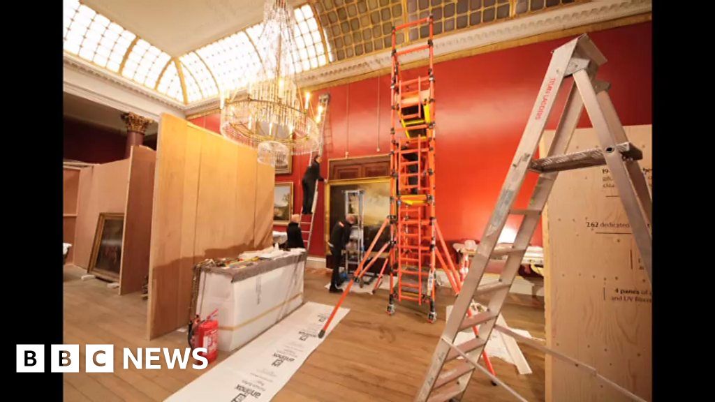 Timelapse footage captures Attingham Park restoration - BBC News