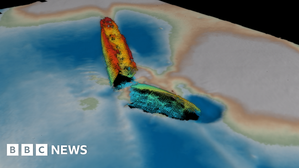 Titanic: Ship that sent iceberg warning found in Irish Sea - BBC News